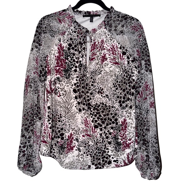 White House Black Market | Tops | White House Black Market Floral Print ...